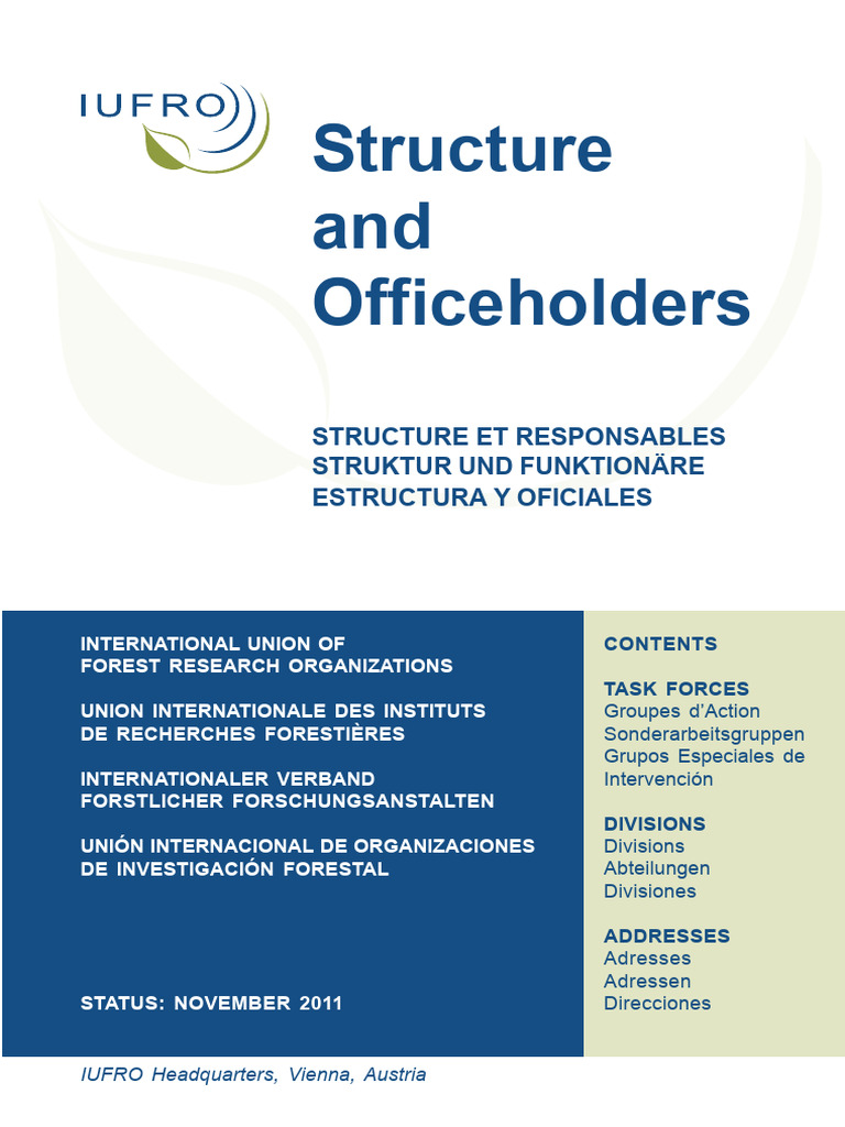 Iufro Structure 1111 | PDF | Natural Environment | Natural Resource ...