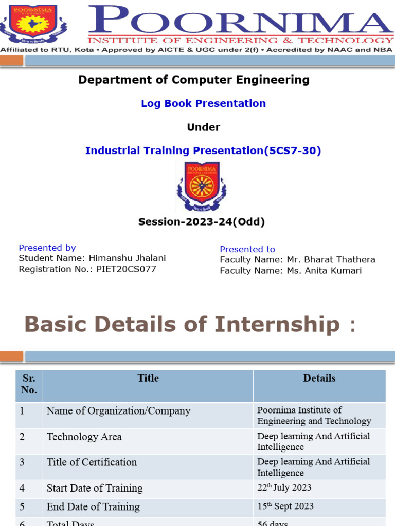 Log Book Presentation 7CS7 - 30 Hi9m | PDF | Systems Theory | Systems Science