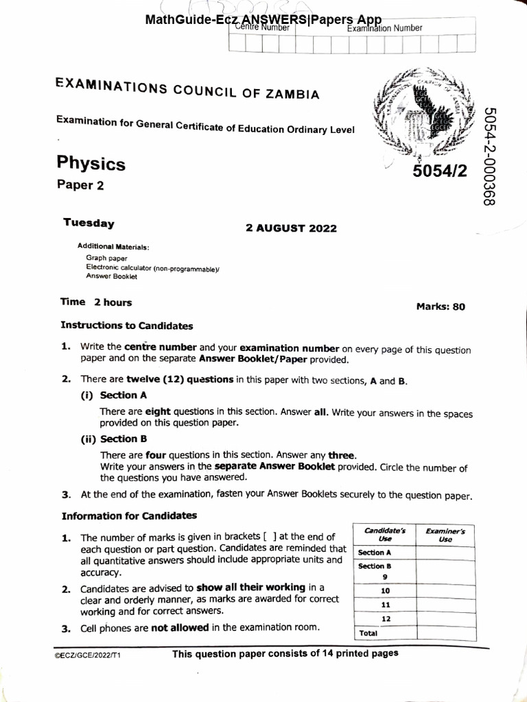 Physics Gce p2 2022 | PDF