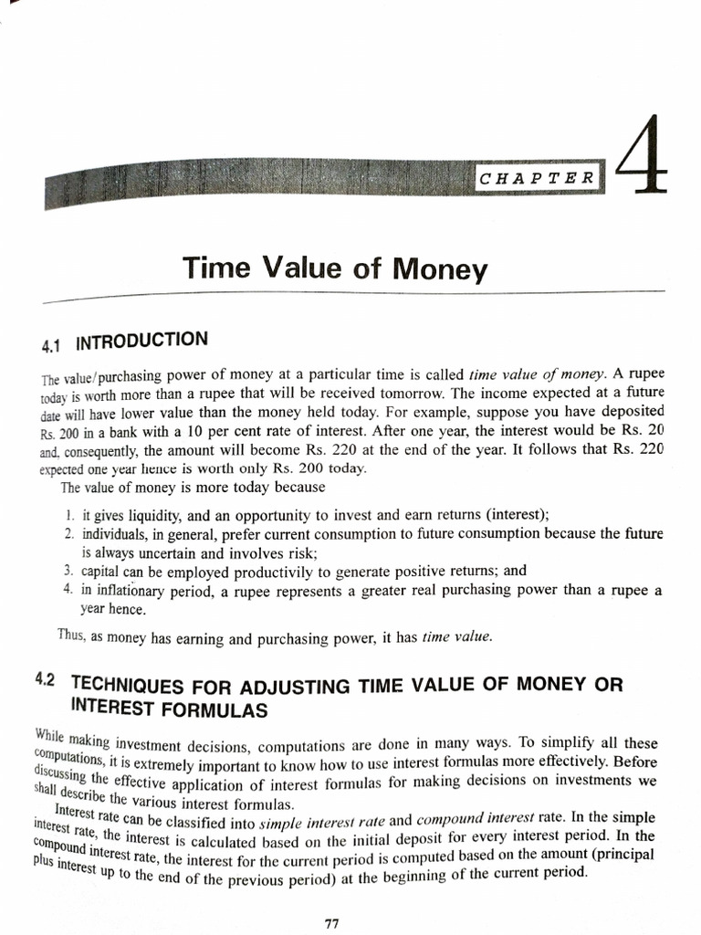 Time Value of Money Unit 2 | PDF | Interest | Time Value Of Money