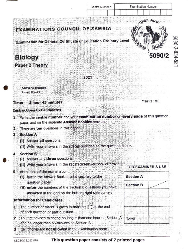 2022 Biology Paper 2 Gce | Download Free PDF | Enzyme | Substrate ...