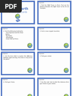 Google Earth Task Cards Overview | PDF
