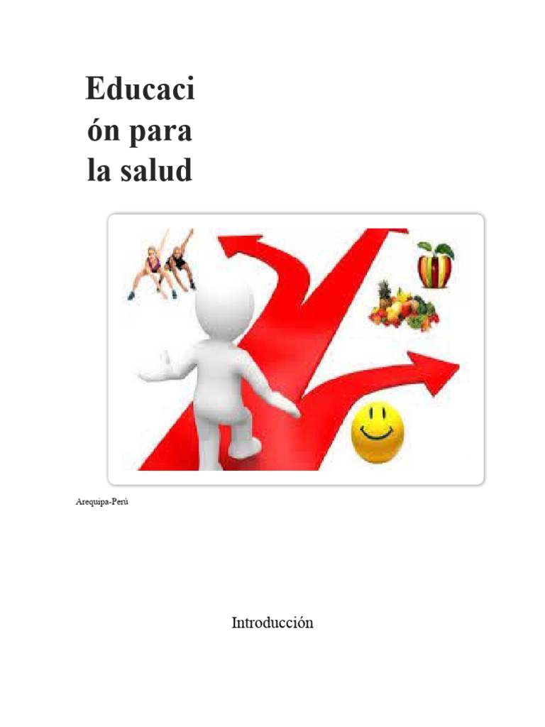 Separatas 1 | PDF | Educación para la salud | Promoción de la salud