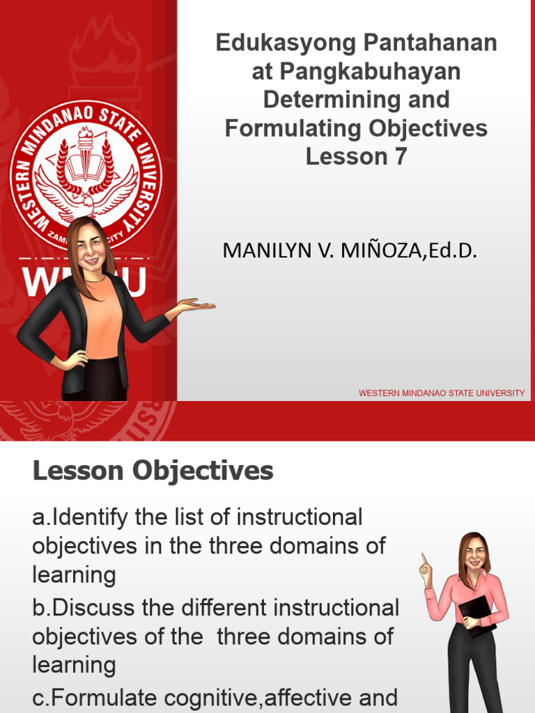 EPP Lesson 9 Formulating Objectives | PDF | Career & Growth