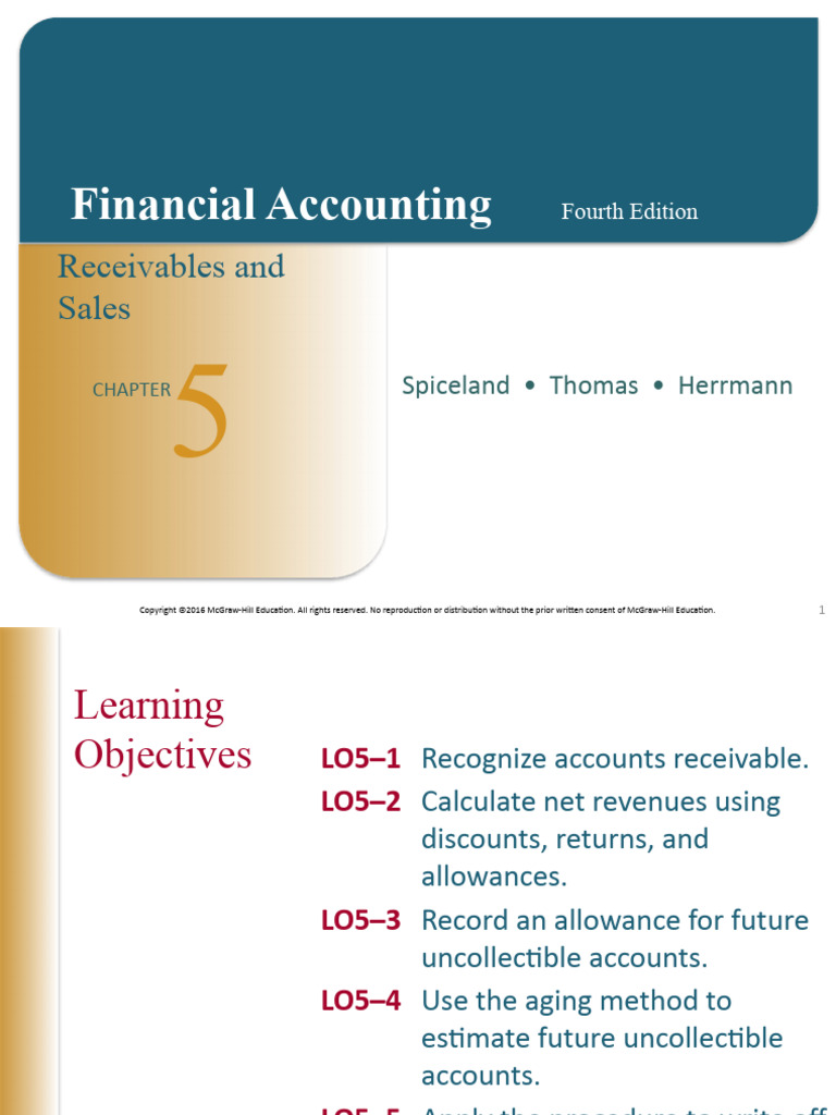 Chapter 5 Receivables and Sales | PDF | Bad Debt | Debits And Credits