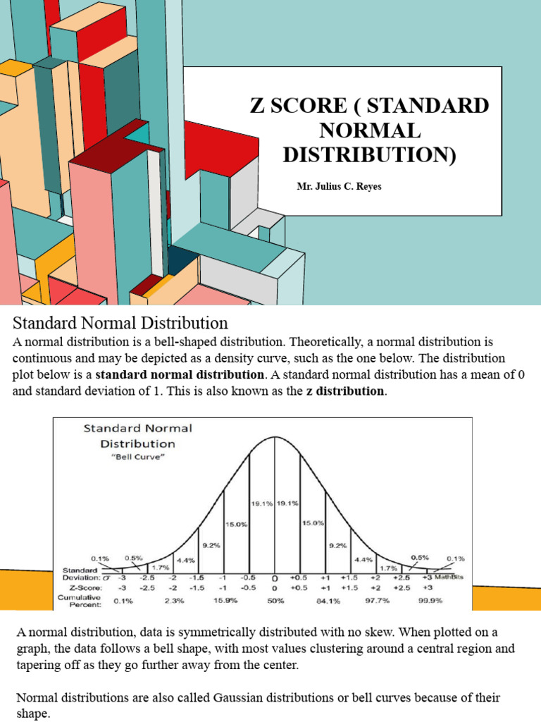 Standard Normal Distribution | PDF | Standard Score | Normal Distribution