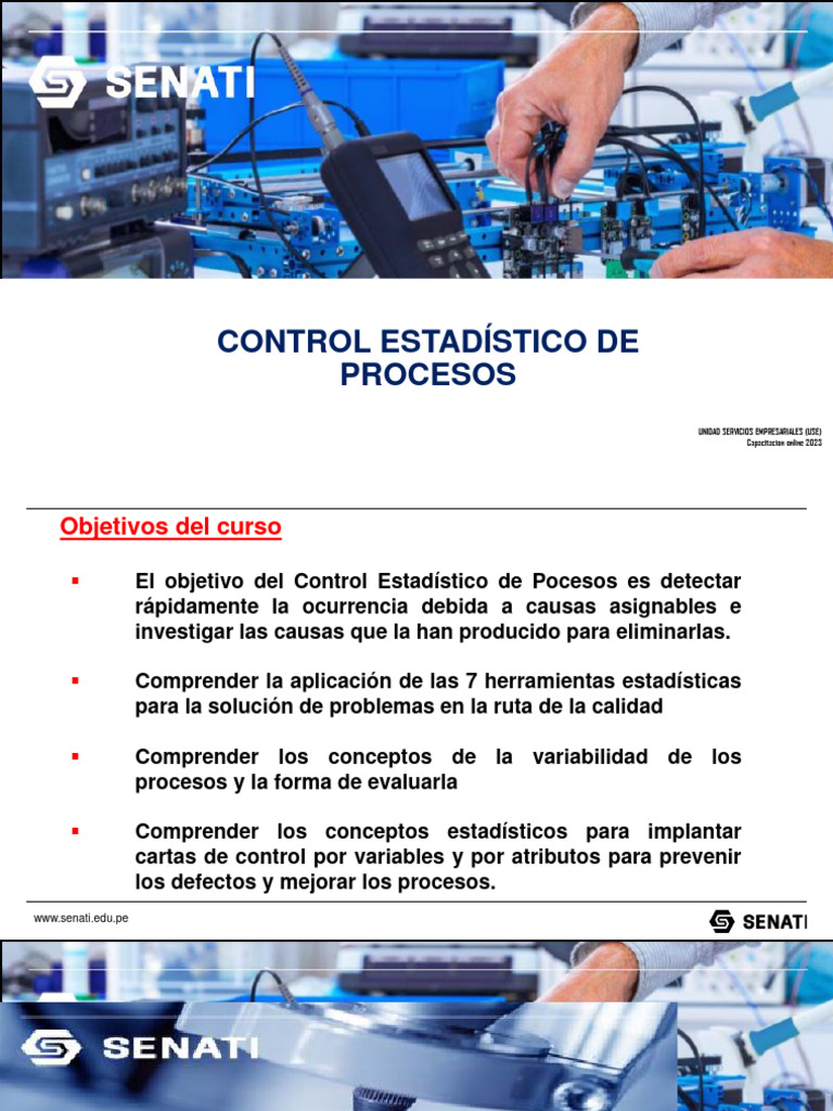 Control Estadístico de Procesos 2023 | PDF