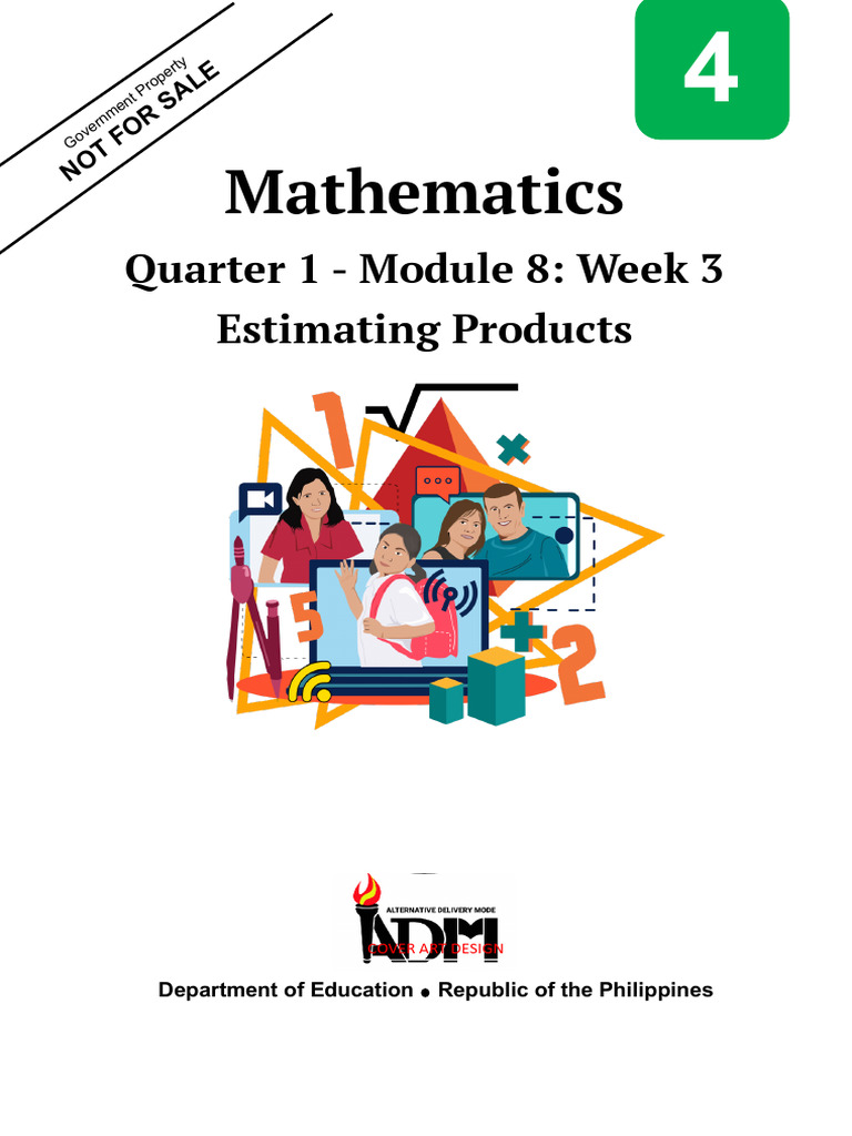 Math4 Q1 Mod8 EstimatingProducts v3 | PDF