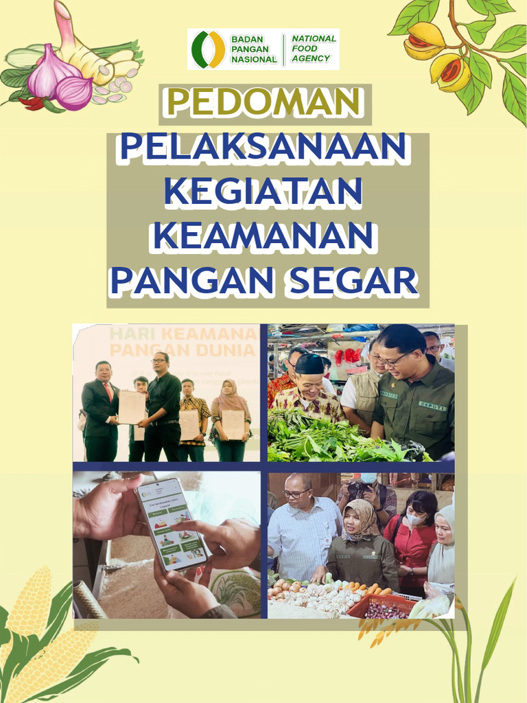 Pedoman Pelaksanaan Pangan Segar Acc Kaban Sign | PDF | Kesehatan Holistik