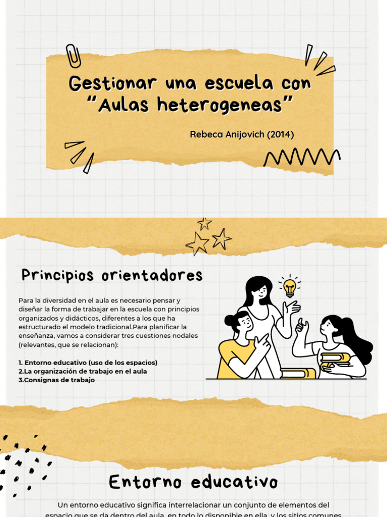 Presentación Aulas Heterogeneas | PDF