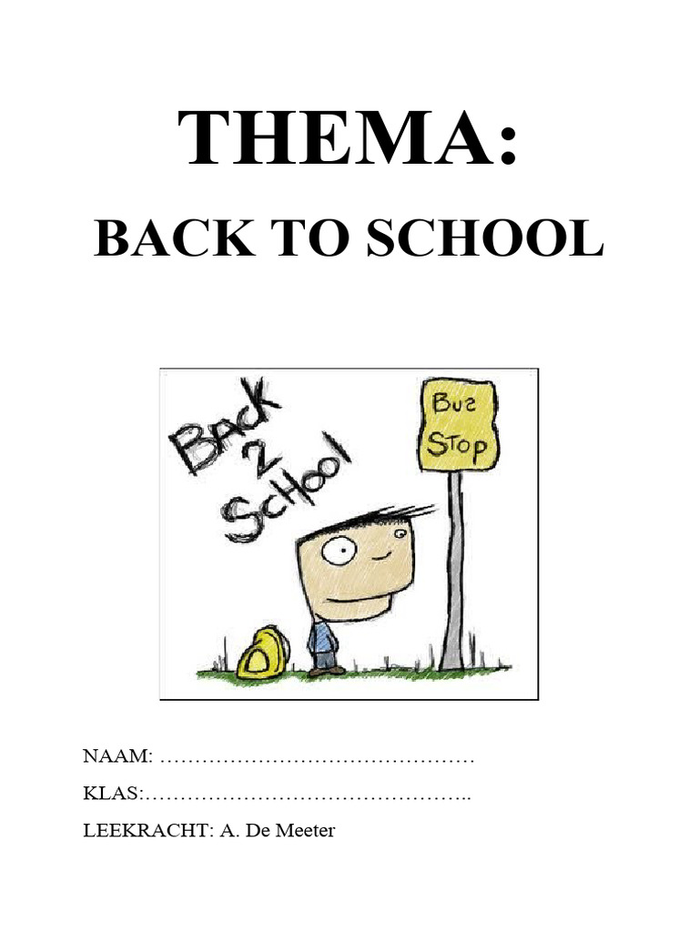 Thema Back To School | PDF