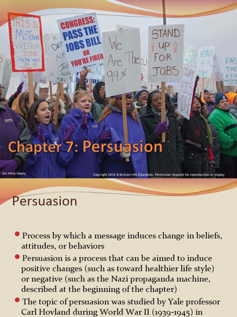 Myers Chapter 7 PPT New Revised | Download Free PDF | Persuasion | Attitude (Psychology)