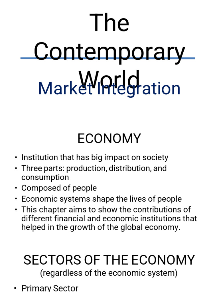 Module 3 Global Economy Pdf Capitalism Market Economics