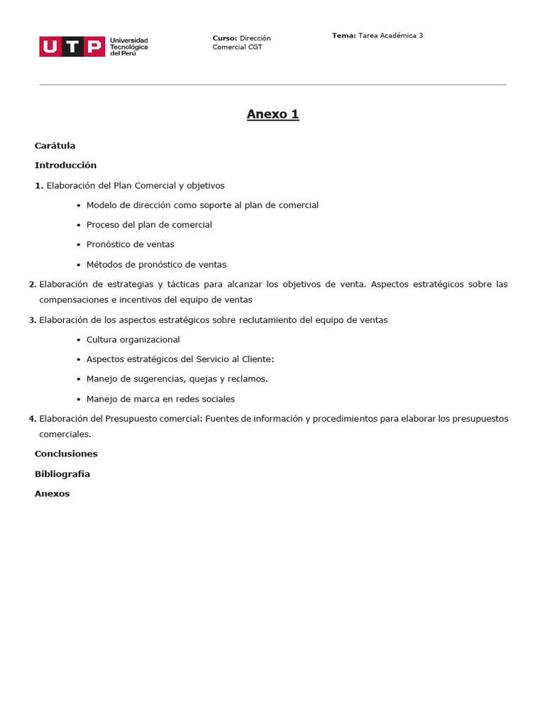Semana 06 - Tarea Académica 3 - Anexo | PDF