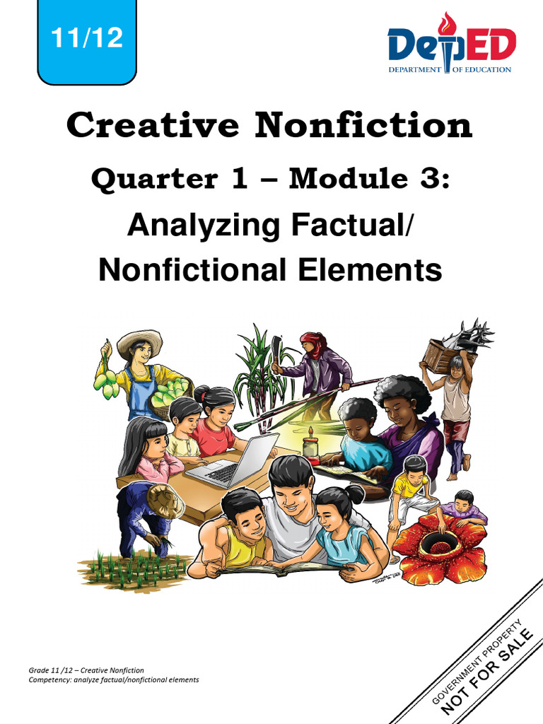 Creative Nonfiction Quarter 1 Module 3 | PDF