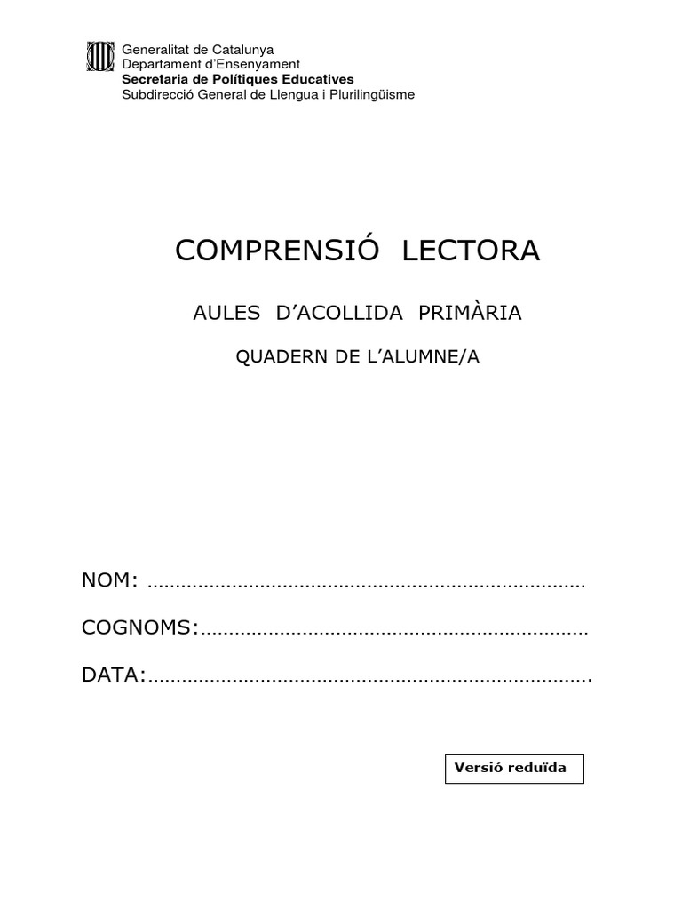 Quadern Alumne CL | PDF