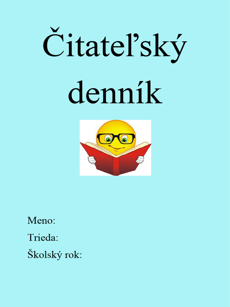 Čitateľský Denník | PDF