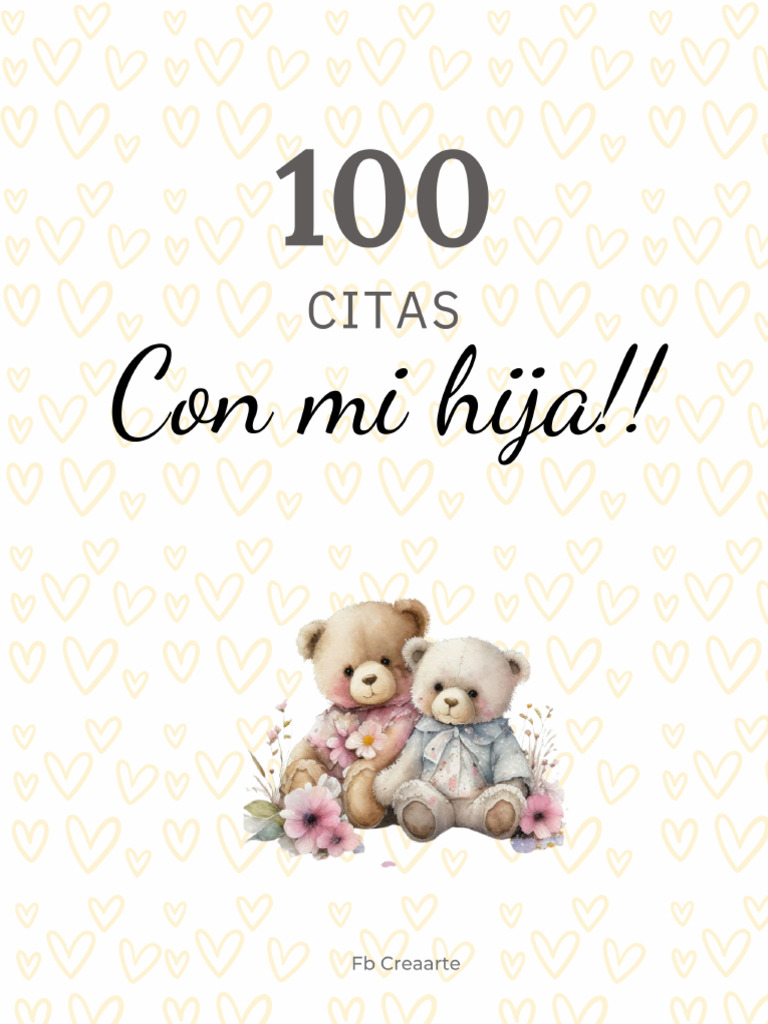 100 Citas Con Mi Hija Osos | PDF