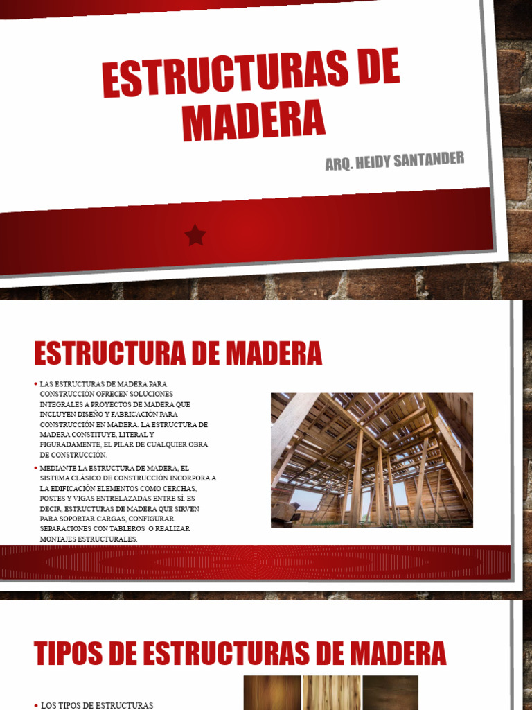 TEMA2 Estructuras de Madera | PDF