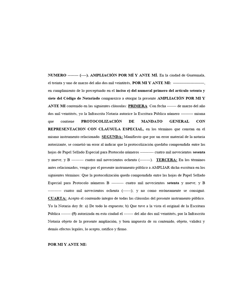 Ampliacion Por Mi y Ante Mi | PDF