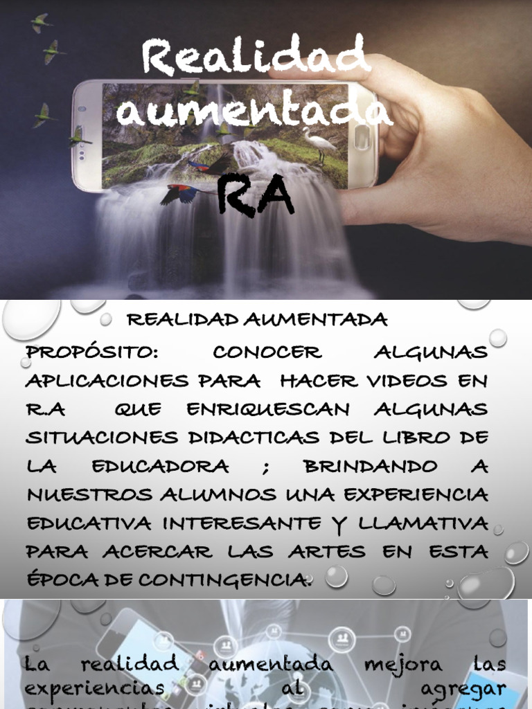 Realidad Aumentada | PDF | Realidad aumentada | Aplicación movil