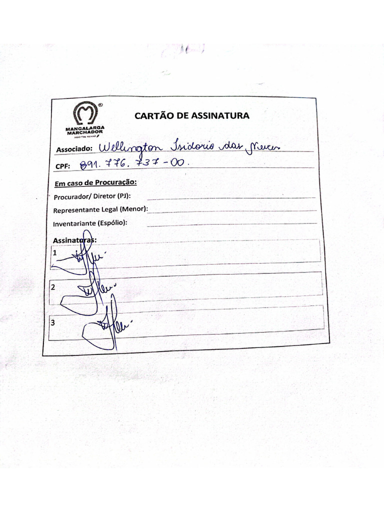 Carta de Assinatura | PDF