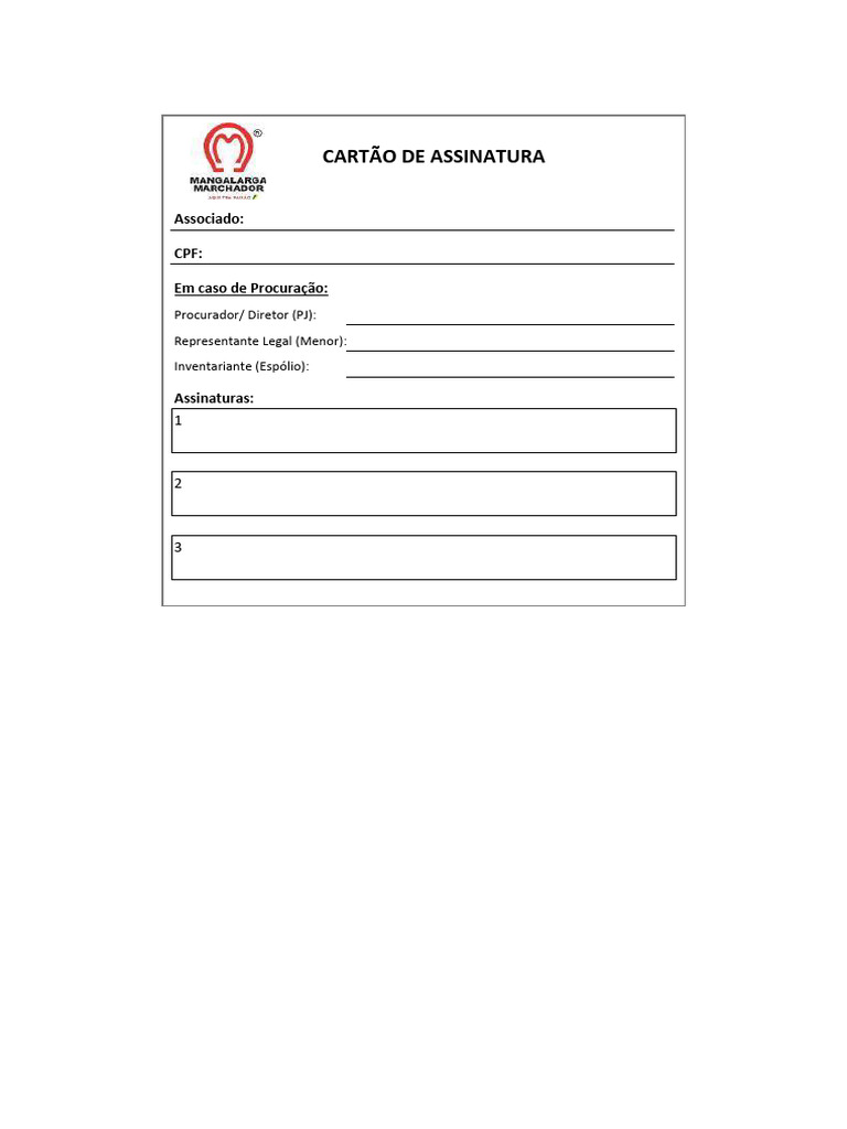 Cartao - Assinatura 2 | PDF | Direito
