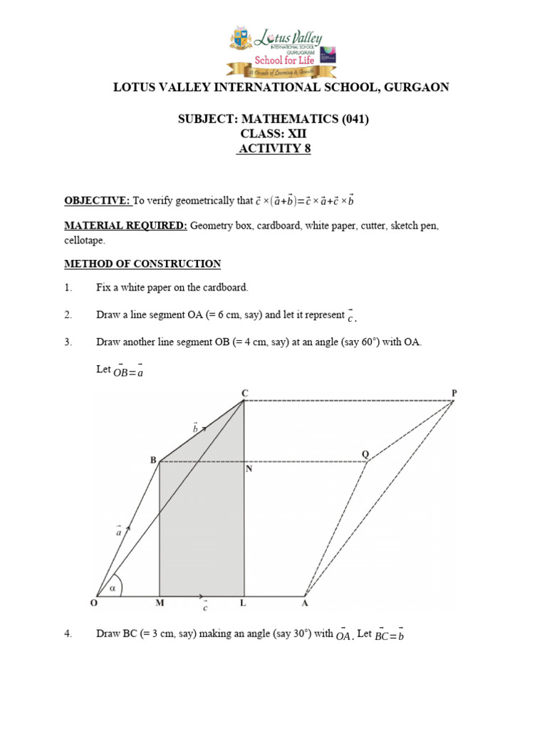 Lab Activity 8-Class Xii (2021-22) | PDF | Teaching Methods & Materials