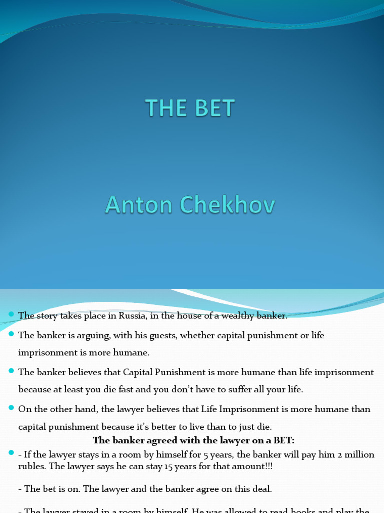 The Bet | PDF