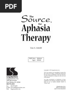 (WAB) Western Aphasia Battery - Bedside Record Form | PDF