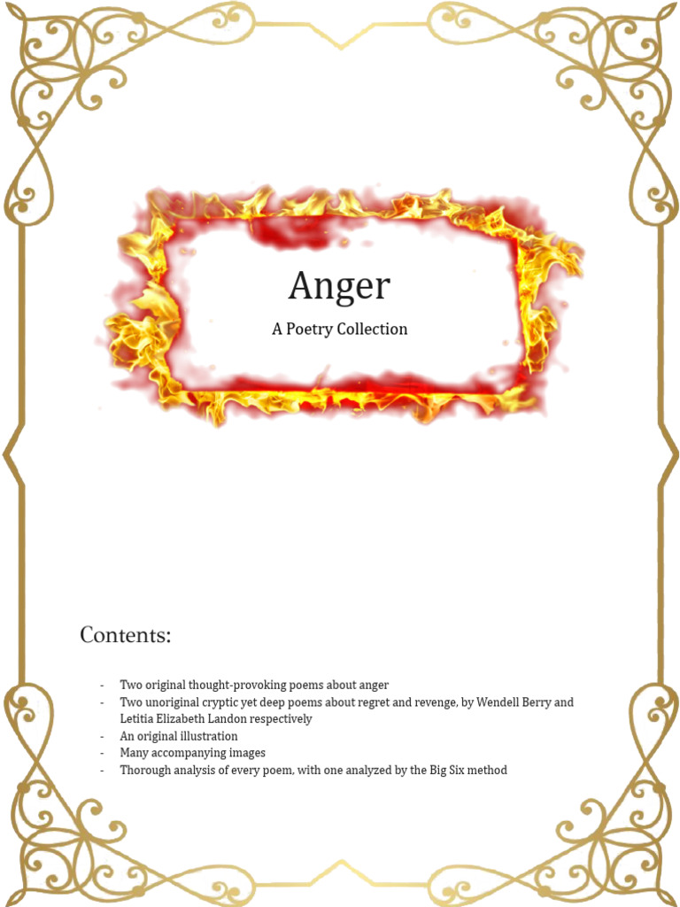 Poetry Anthology Project | PDF | Poetry | Forgiveness