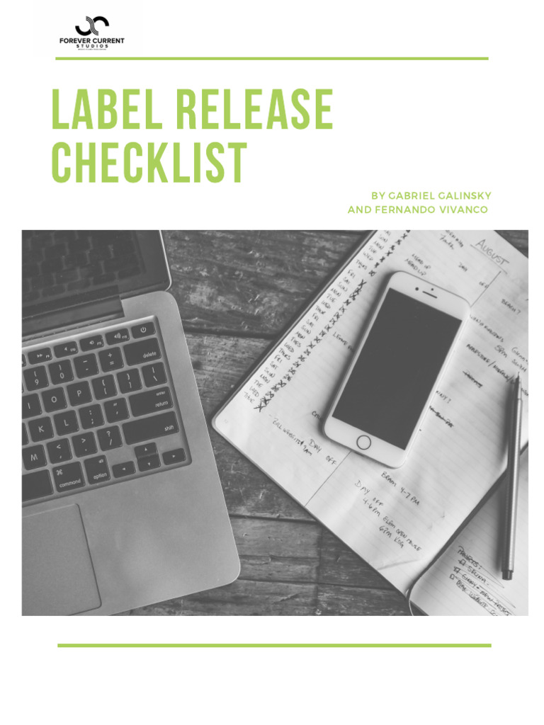 Label Release Checklist | PDF | Spotify | Expense