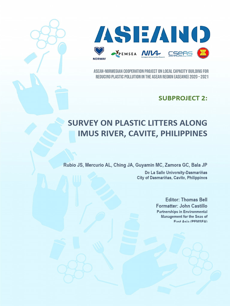 Plastic Pollution Survey of Imus River | PDF | Plastic | Filtration