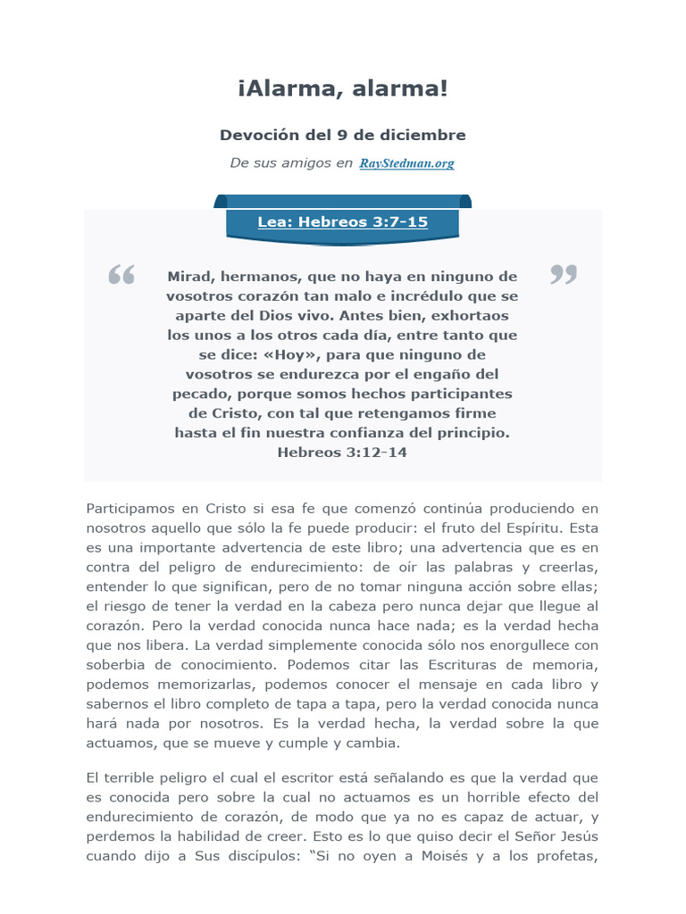 Alarma | PDF | Milagro | Verdad