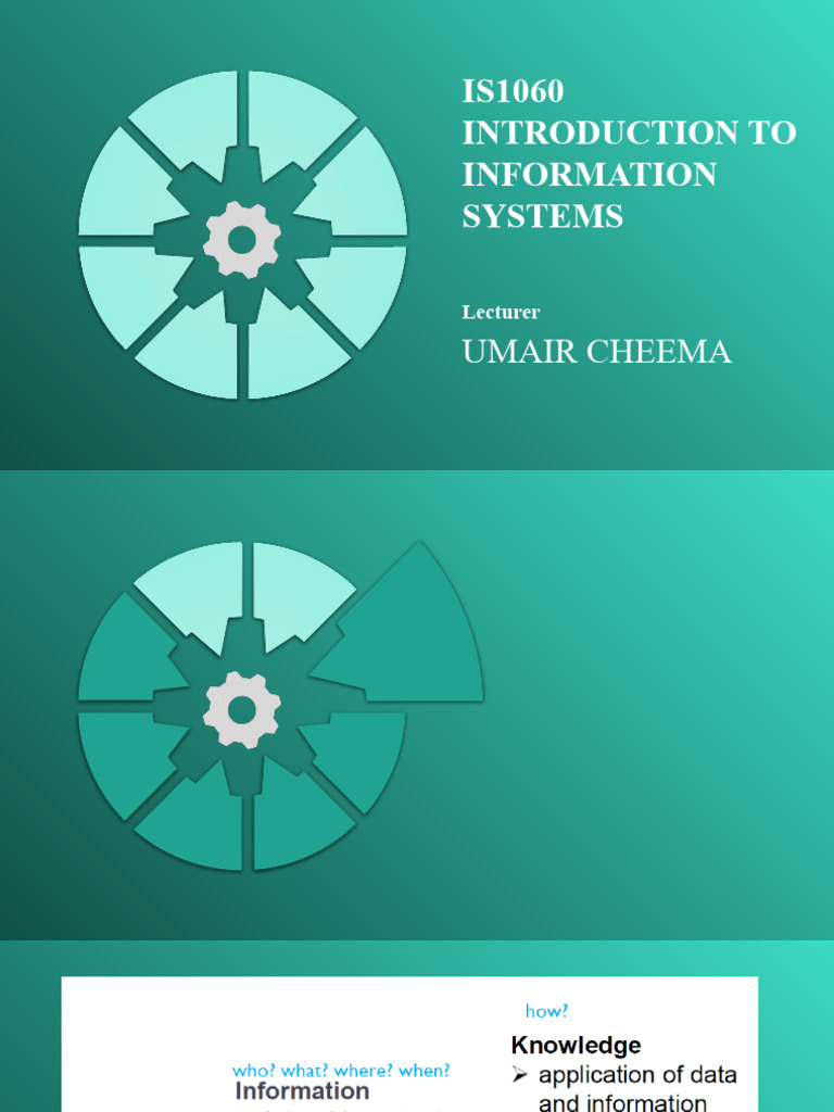 IIS Lecture 01 | PDF | Information | Reason