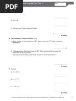 Year 7 Baseline Test Maths - Assessment | PDF | Elementary Mathematics ...