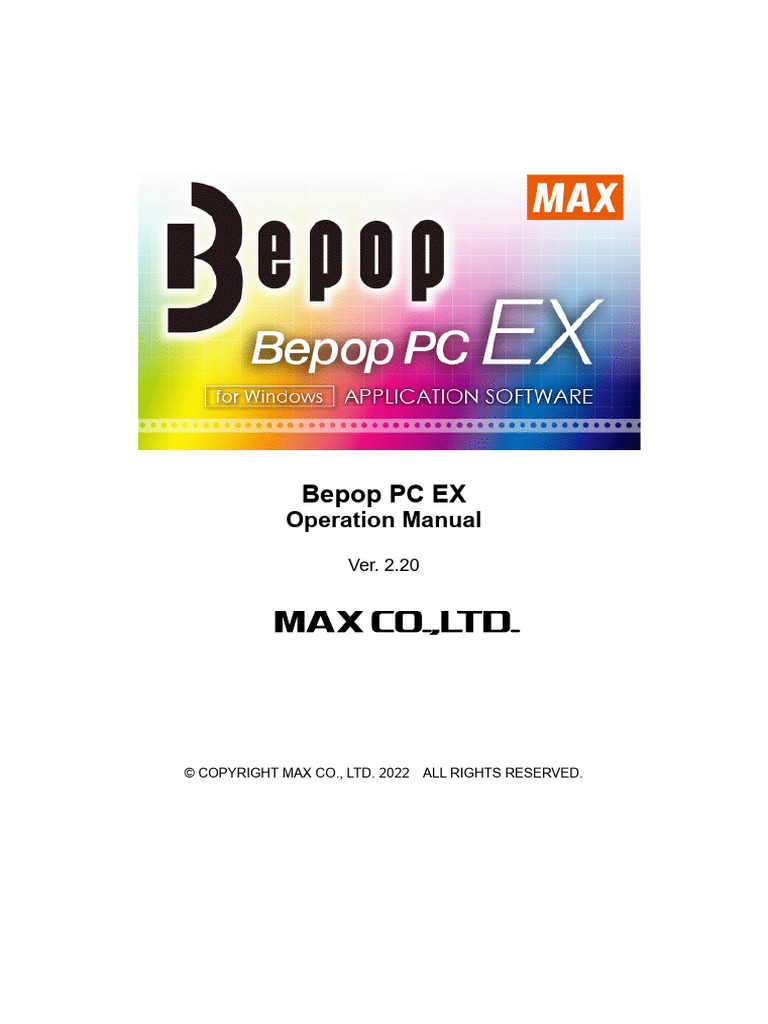 BepopPC EX Manual | PDF