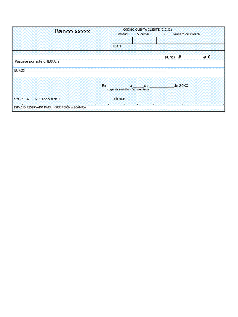 Cheque o Talón | PDF