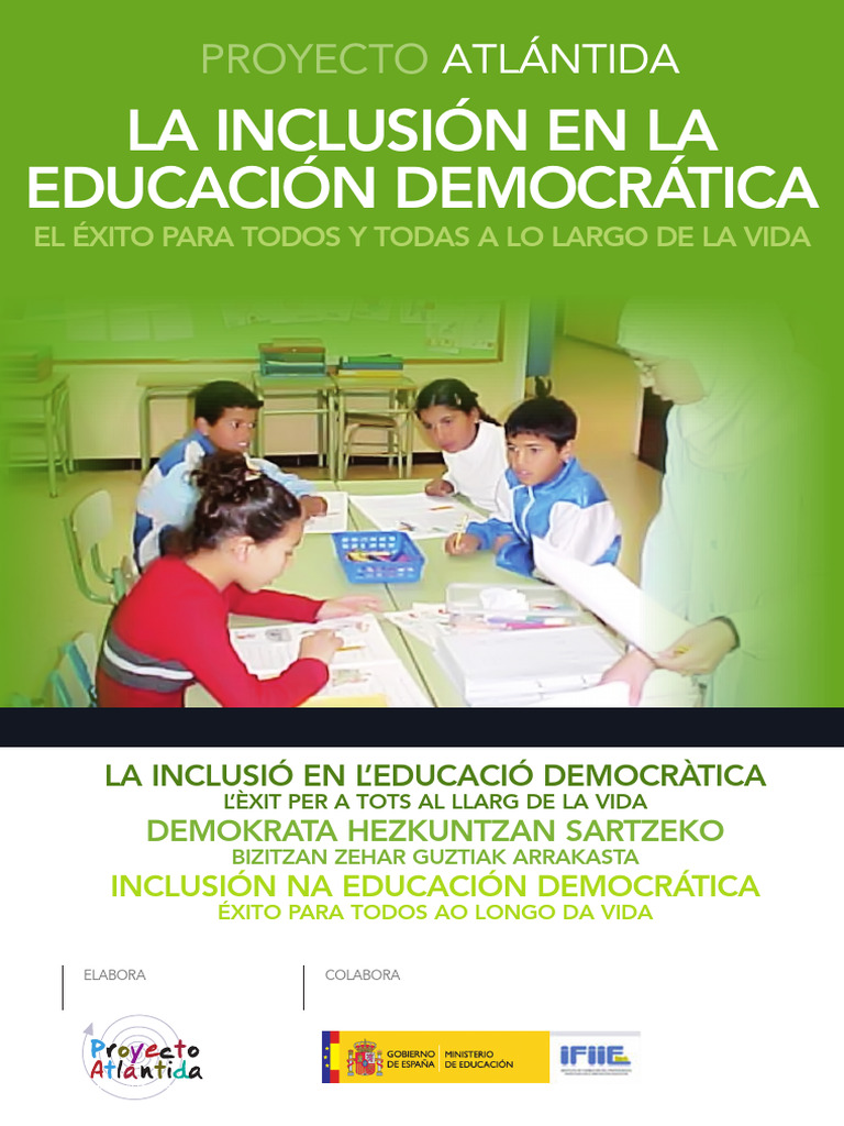 La Inclusión en La Educación Democrática | PDF | Inclusión (Educación ...