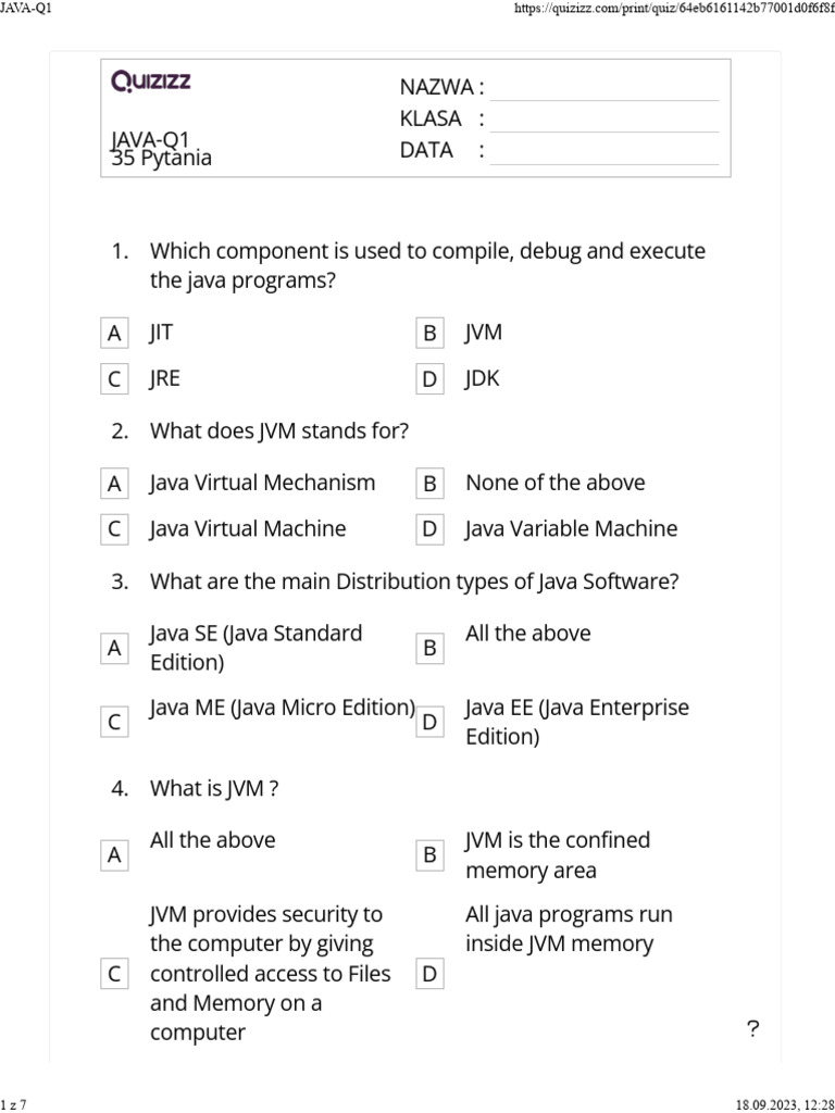 Java Q1 | PDF