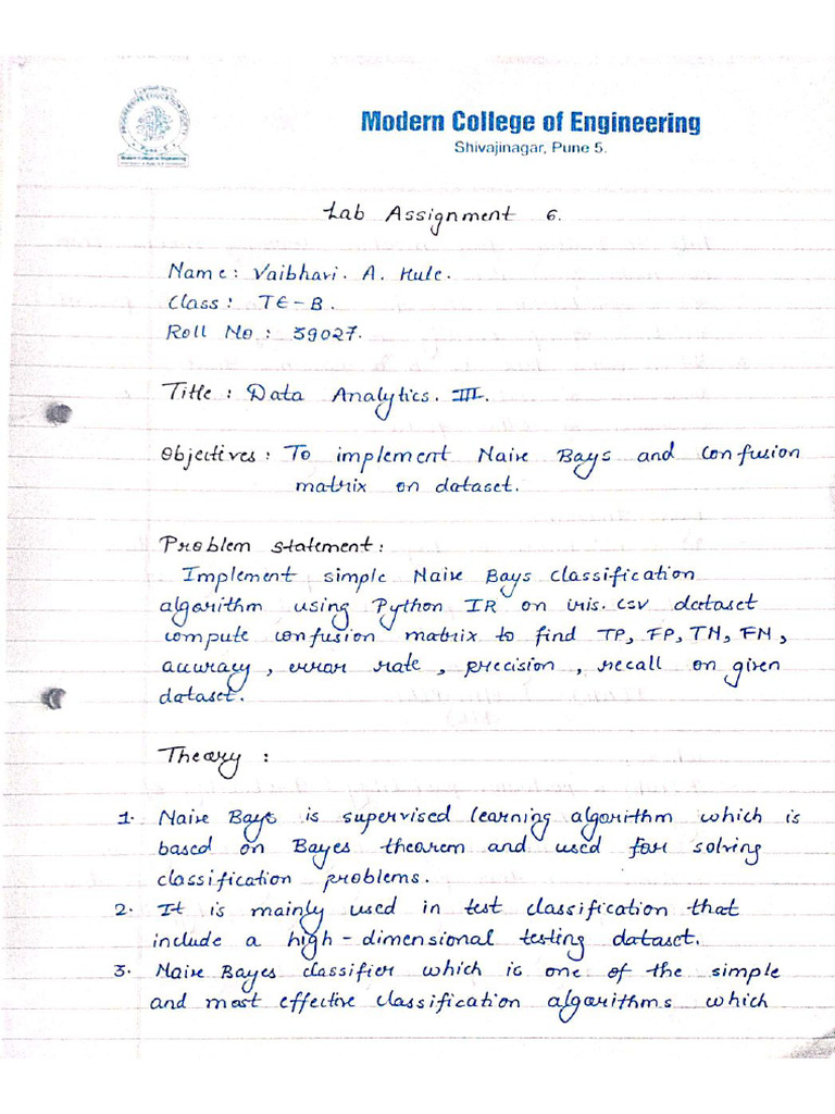 39027 Dsbda Lab Assignment 6 Pdf