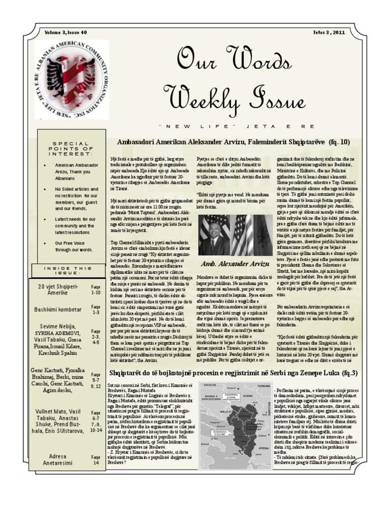 Newsletter Volume 3 Issue 40 | PDF