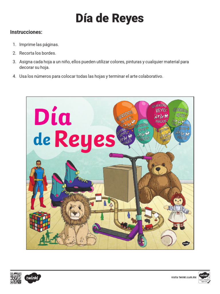 Sa DF 1670550010 Cartel Arte Colaborativo Dia de Reyes - Ver - 1 | PDF ...