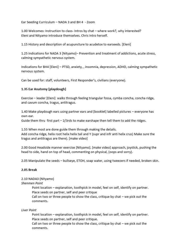 NM Integrative Wellness MRC Public Health Acupuncture JITT | PDF ...