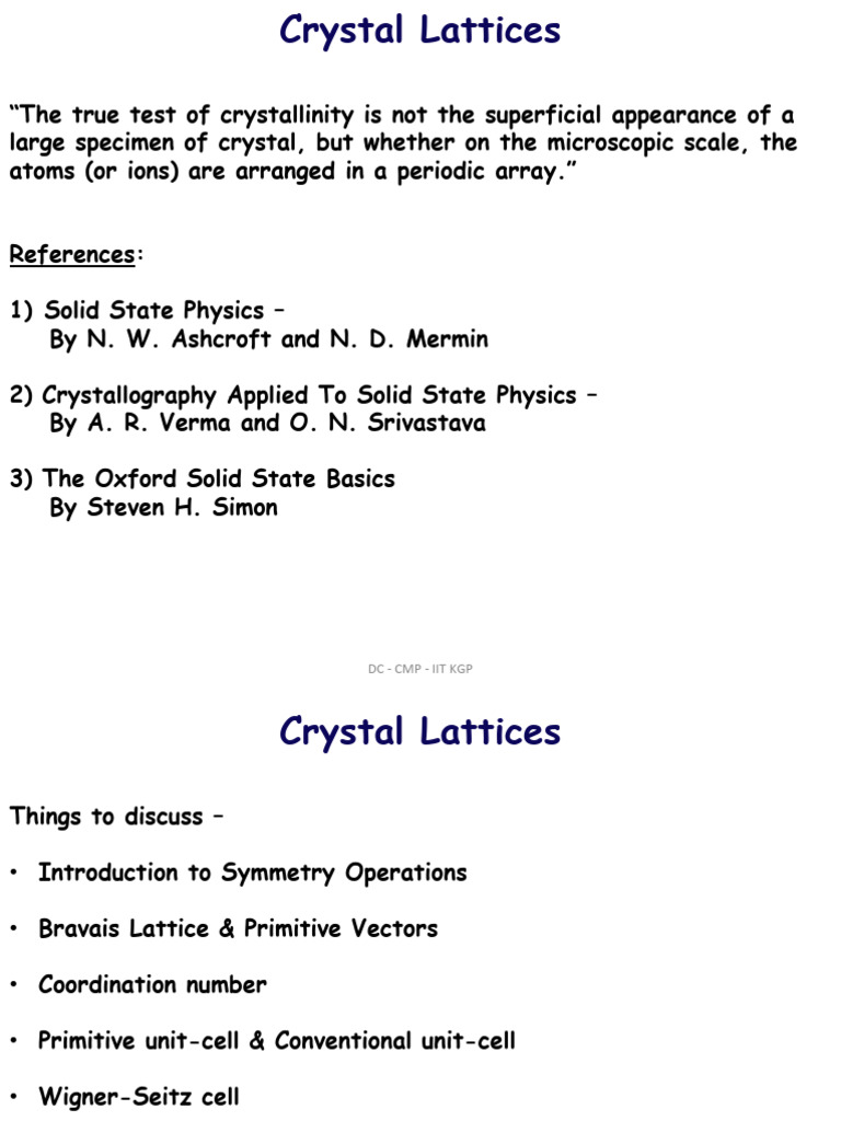 L-Crystal Lattices-Part1 | PDF