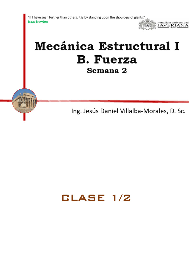 CA Sem2 Fuerzas | PDF | Vector Euclidiano | Fuerza