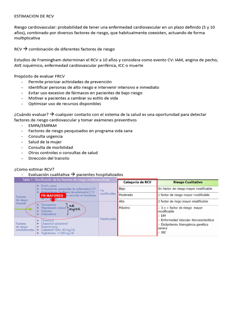Estimacion de RCV | PDF | Ciencia y matemáticas