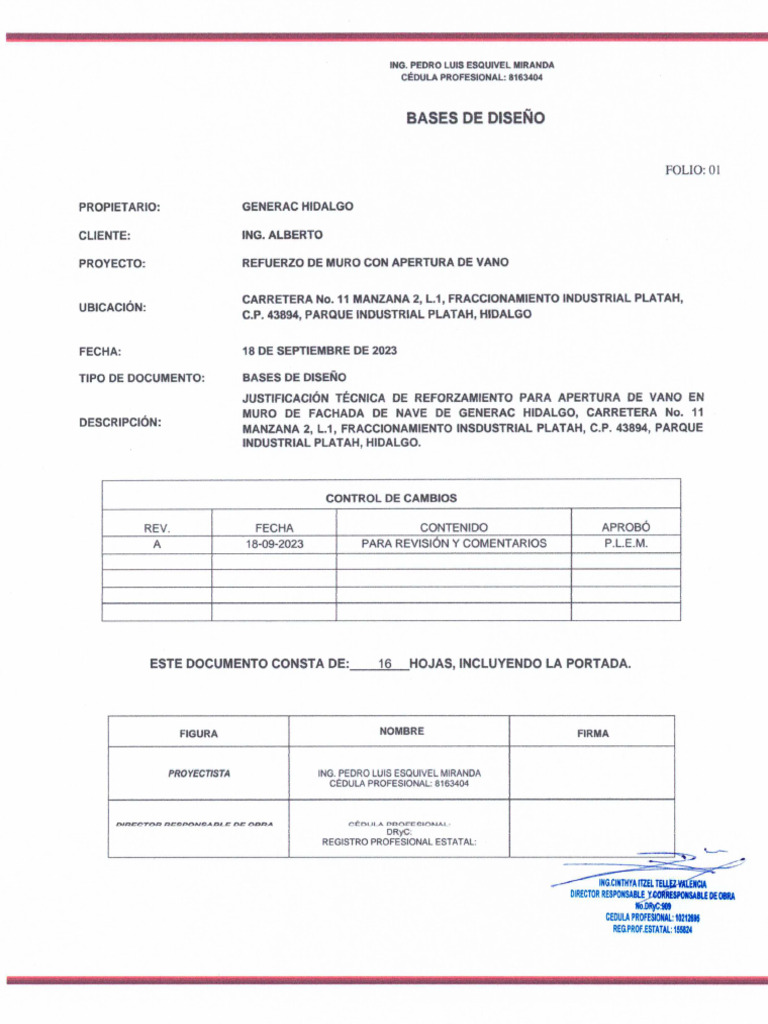 Estructural Generac Hidalgo | PDF
