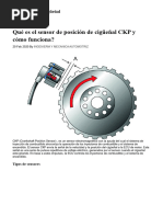 Manual de Reparacion Del Sensor CKP | PDF | voltaje | Sensor