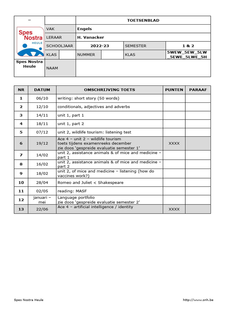 voorblad toetsenmap schooljaar 2022-23_semester 1 en 2_5WEW_5EW_5LW ...